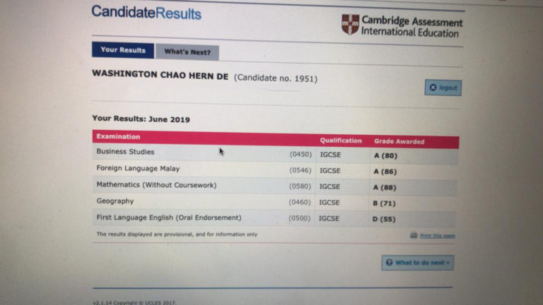 Cambridge Secondary IGCSE – Edenbridge